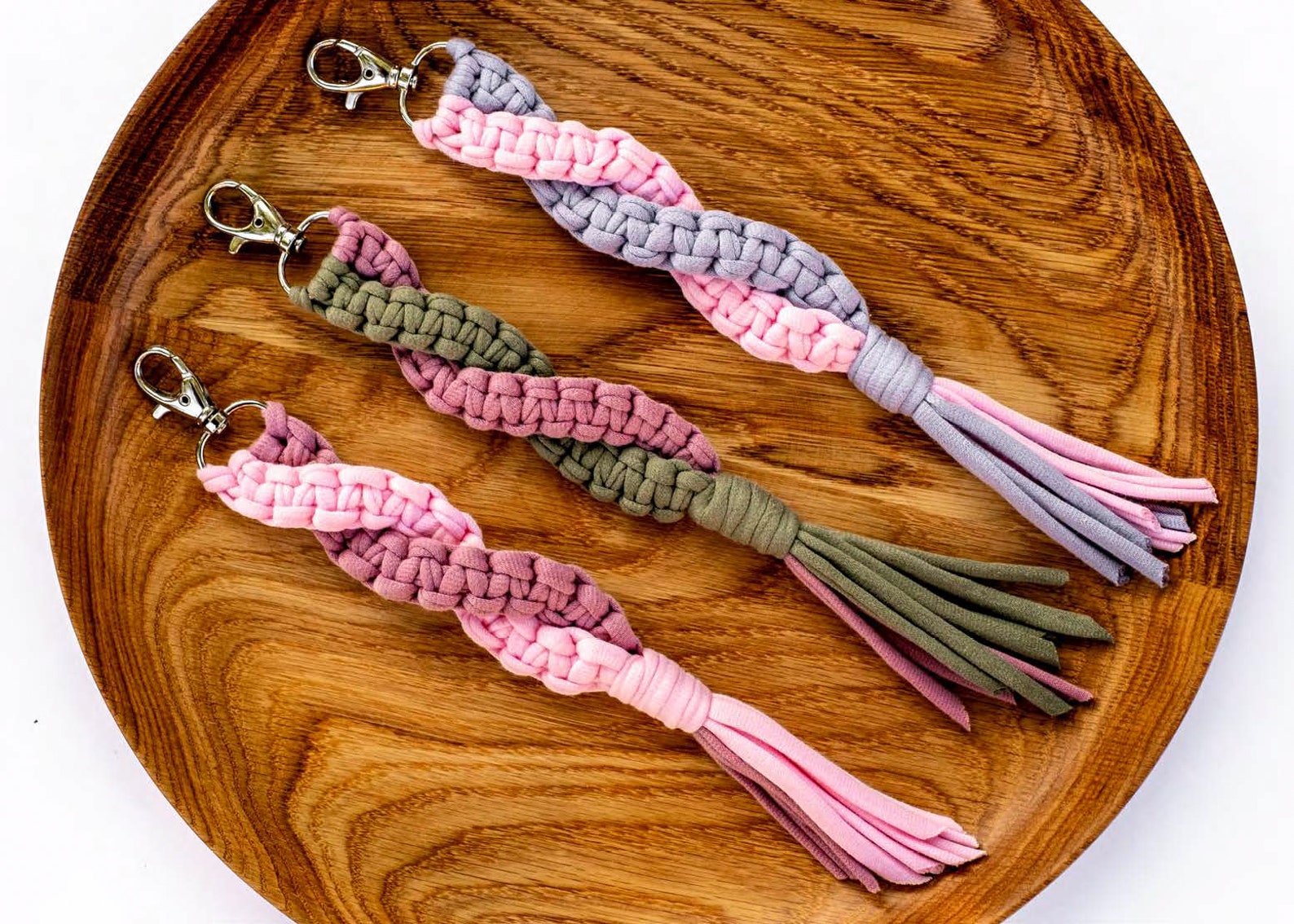 Macrame Keychain Patterns Macrame Keychain Guide Macrame PDF Pattern ...