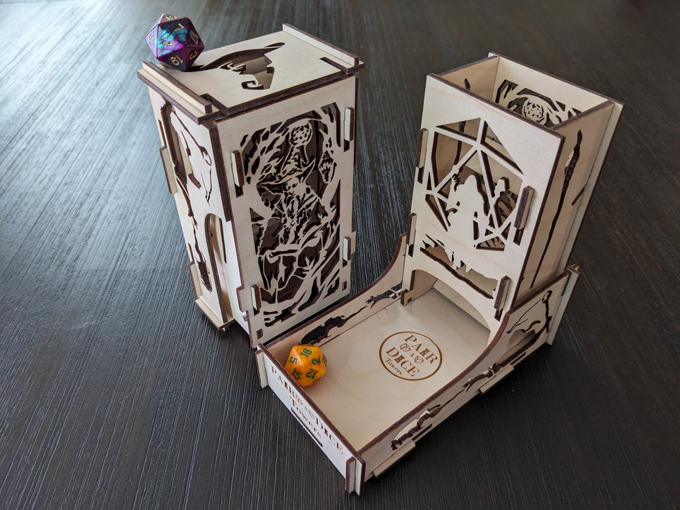 Dnd Style Dice Towers - Etsy