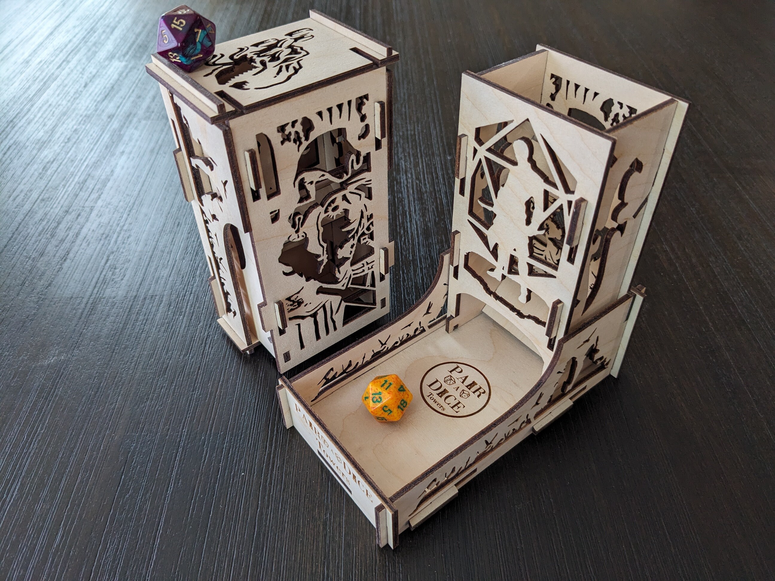 Dnd Style Dice Towers - Etsy