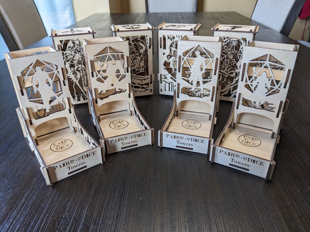 Dnd Style Dice Towers - Etsy