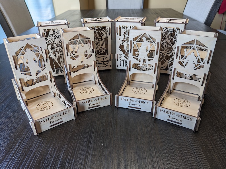 Dnd Style Dice Towers - Etsy
