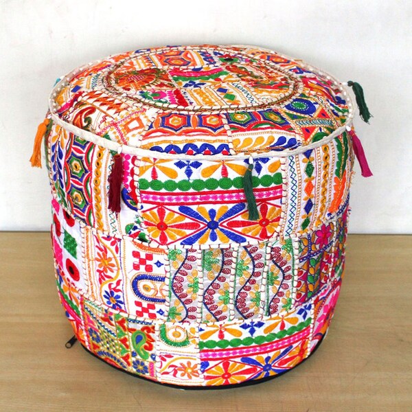Indian pouf - Etsy France