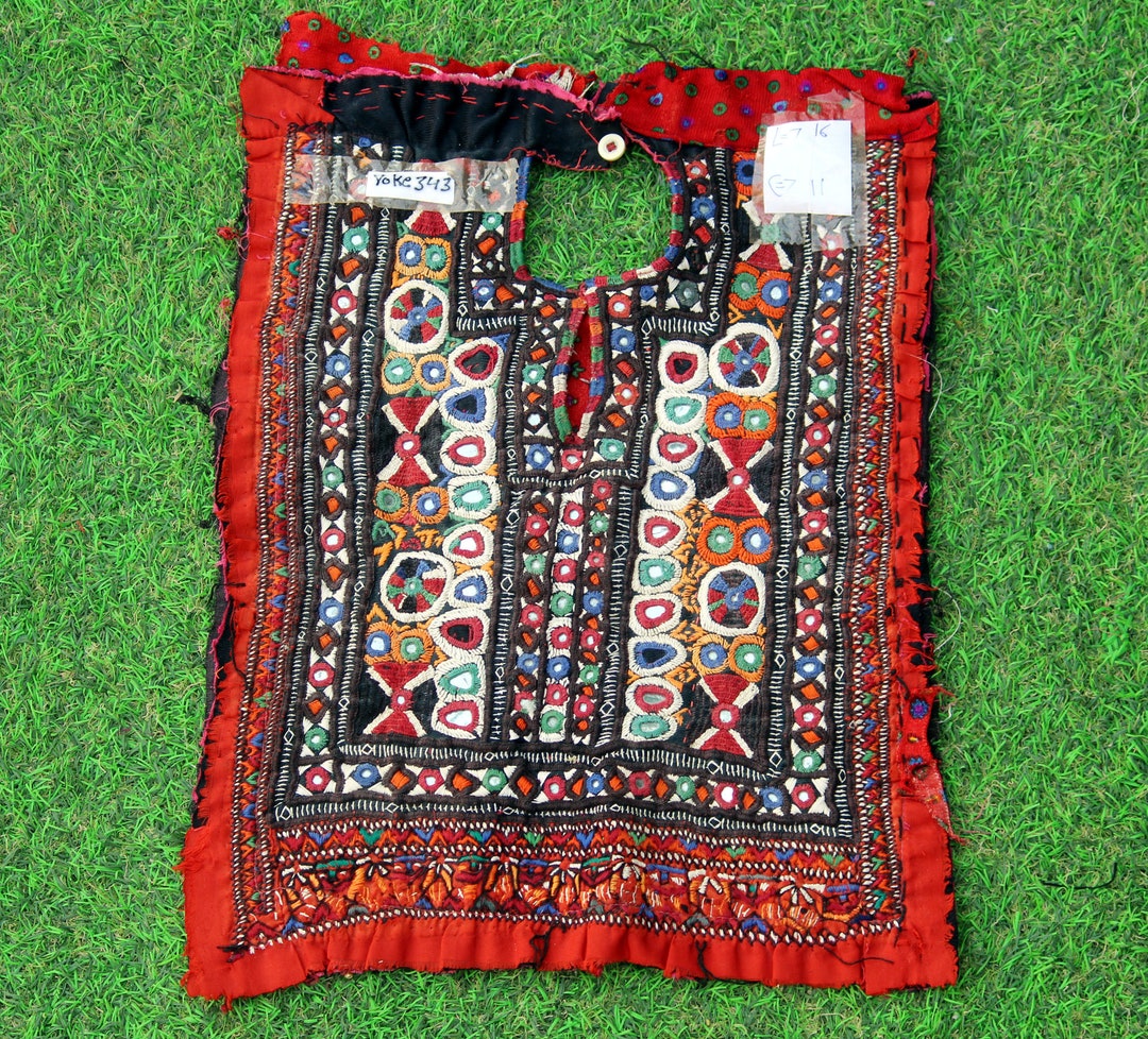 Vintage Kuchi Banjara Neck Yoke Bohemian Style Banjara Patch - Etsy