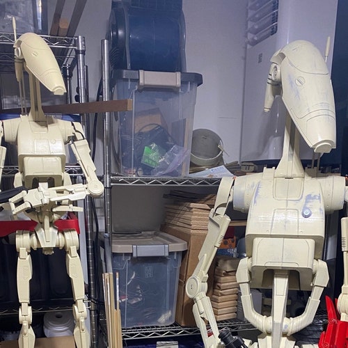 Star Wars Life Size Battle Droid B1 Etsy