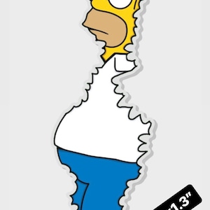 Homer Simpson Fading Into Bushes Christmas Ornament Pendant - Etsy