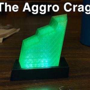 Nickelodeon Guts Styled LED Lit Aggro Crag Trophy Fan Art - Etsy