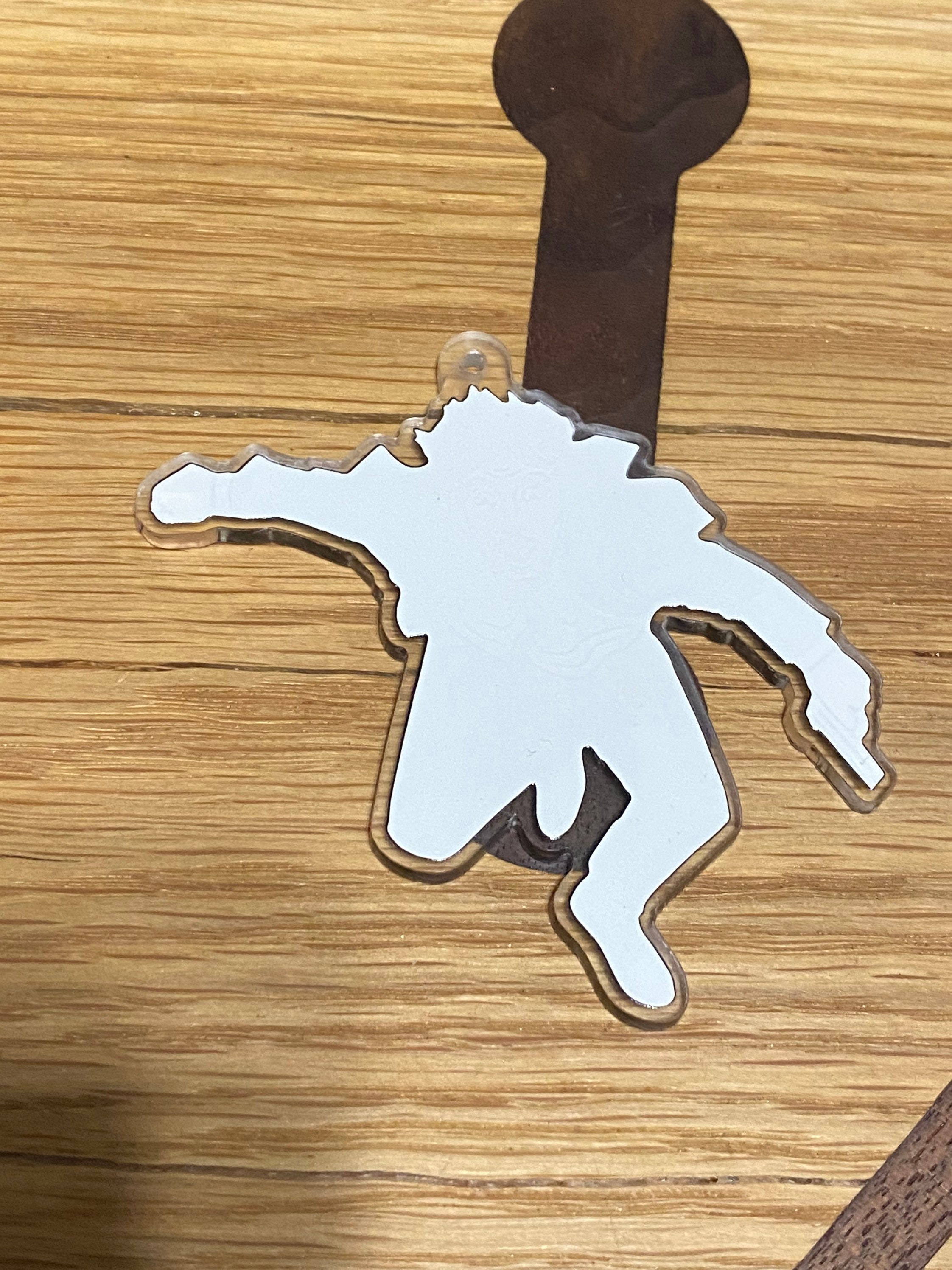 Die Hard inspired Hans Gruber Falling off Nakatomi Plaza Christmas sold ...