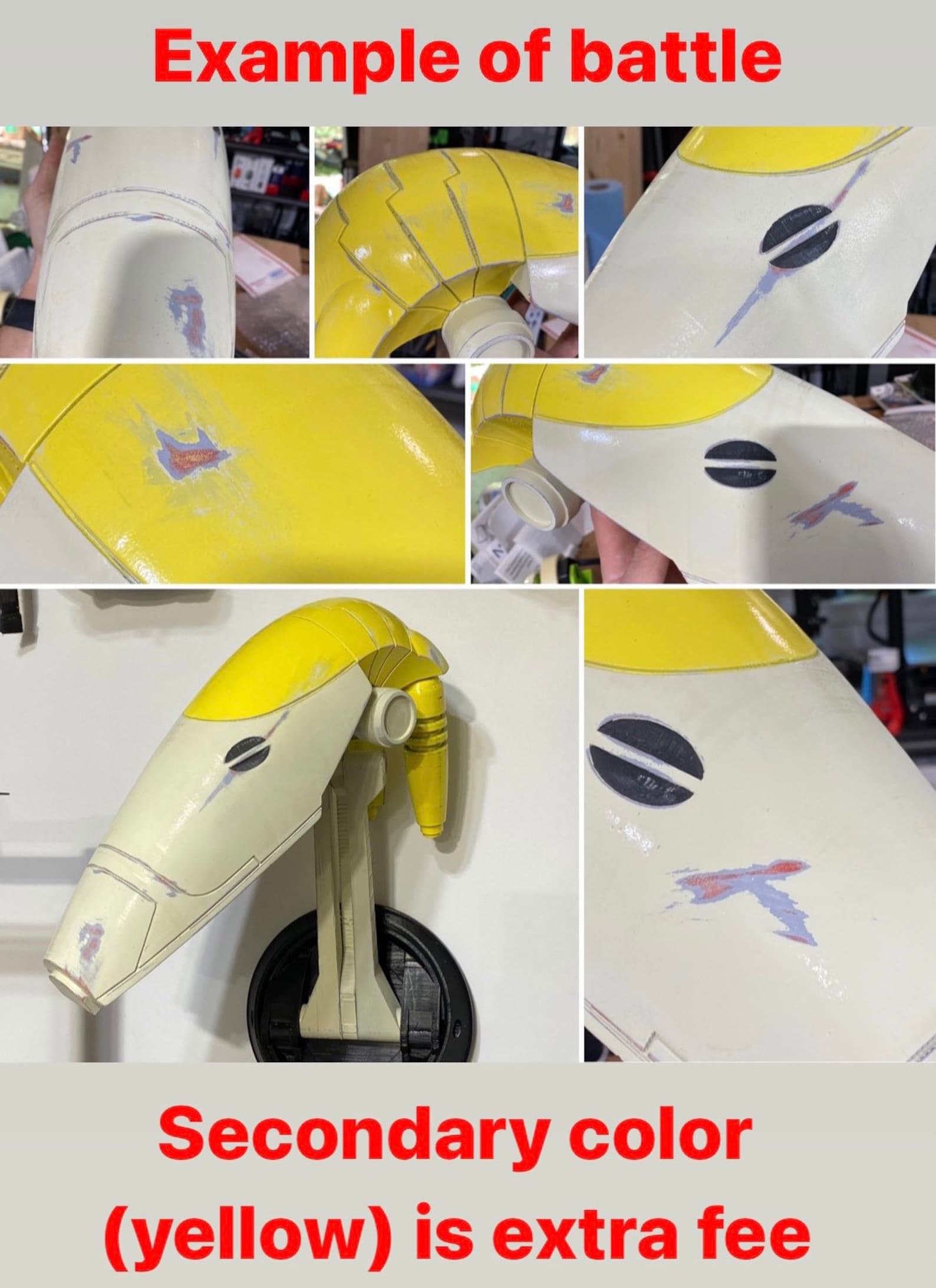 Star Wars B1 Battle Droid Life Sized Head and Stand - Etsy