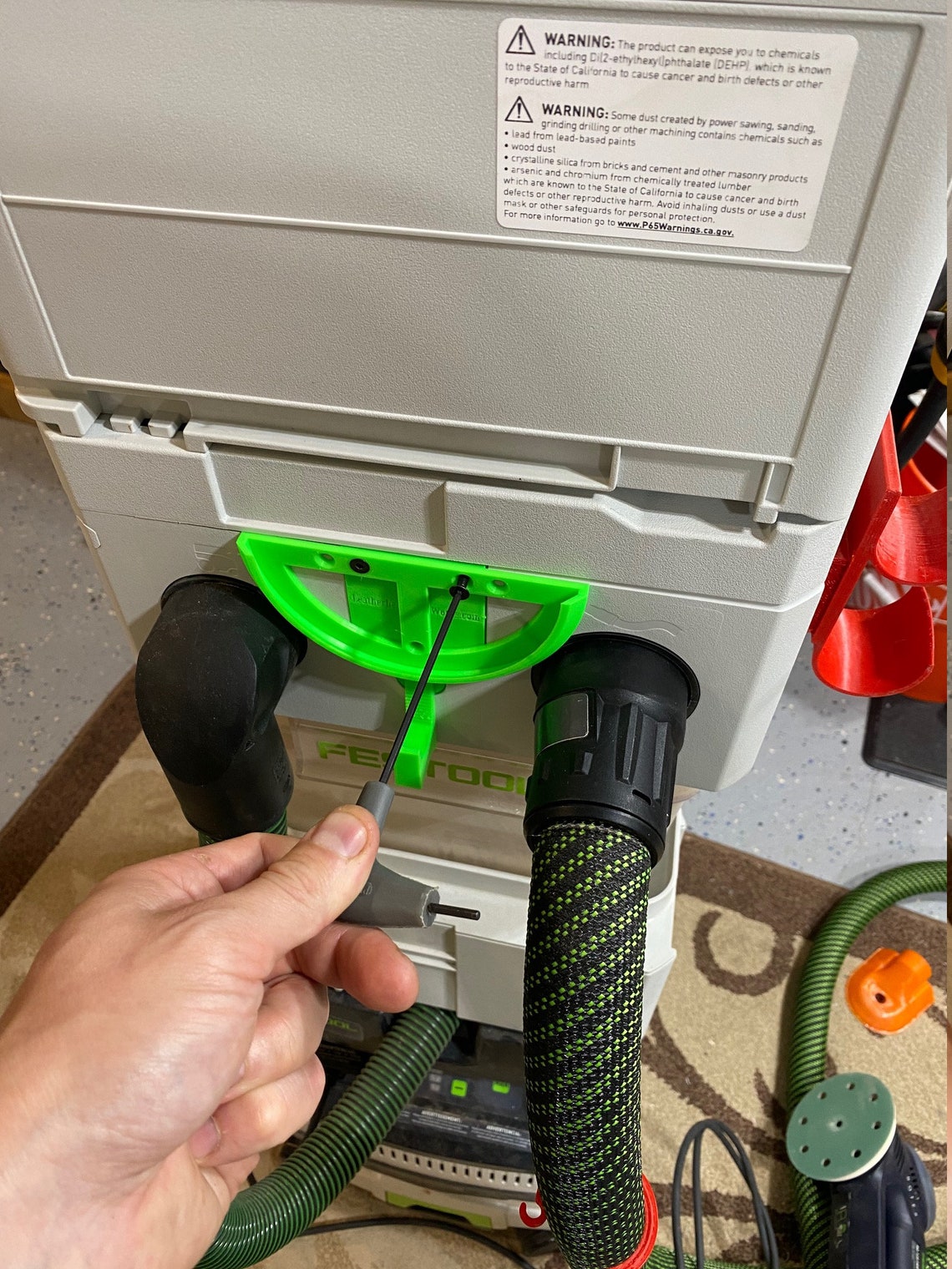 Festool Rotex 125 RO125 Mount for Wall And/or Dust Collector - Etsy