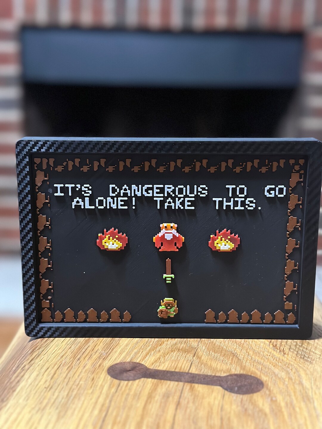 It’s Dangerous to Go Alone Wall Art - the Legend of Zelda Inspired ...