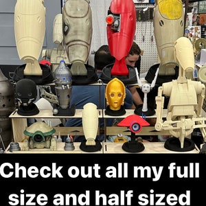 Star Wars B1 Battle Droid Life Sized Head and Stand - Etsy