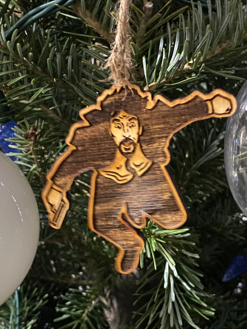 Die Hard Hans Gruber Falling off of Nakatomi Plaza Christmas - Etsy