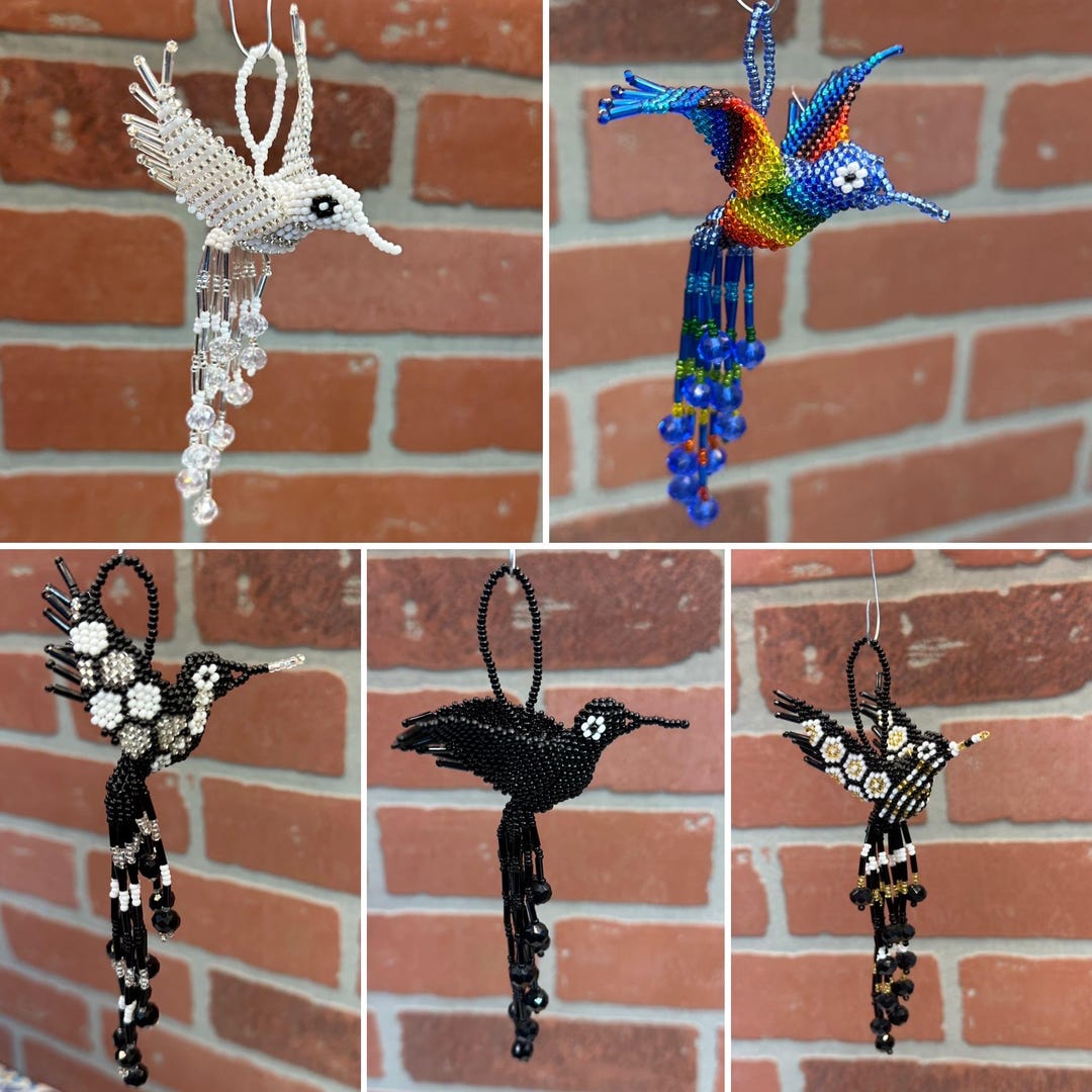 Beaded Hummingbirds, Lizards, Frogs, Turtles, Parrots, Octopus and ...