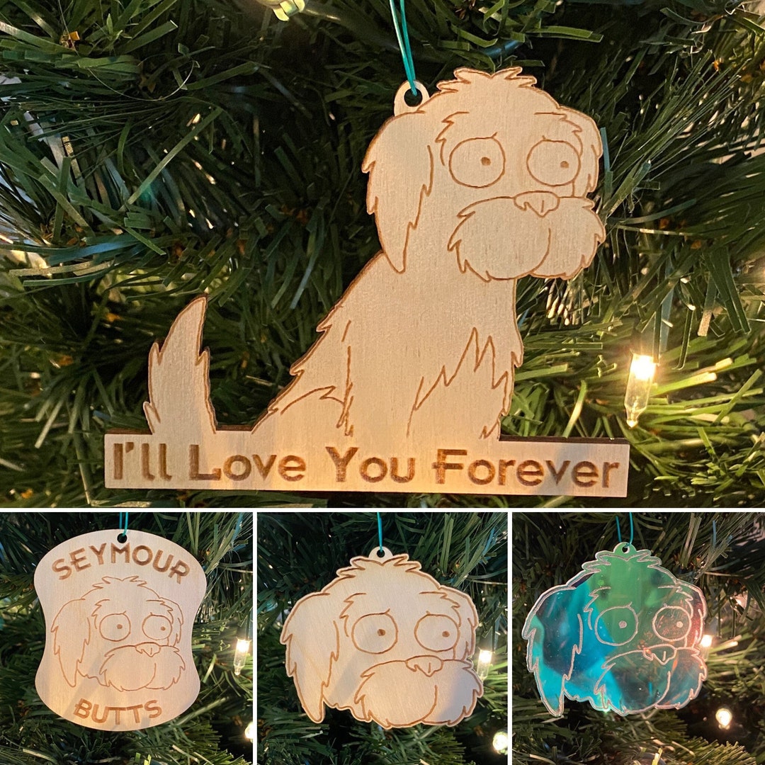 Futurama Inspired Seymour Dog Ornament - Frys Dog From Jurassic Bark - Etsy