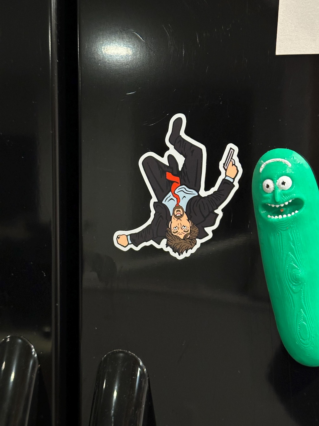 Die Hard Inspired Hans Gruber Falling off Nakatomi Plaza Christmas ...