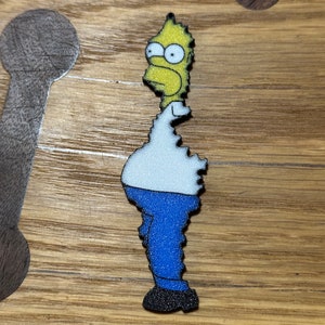 Homer Simpson Fading Into Bushes Christmas Ornament Pendant - Etsy
