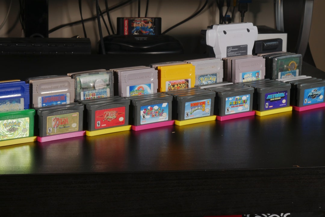 Game Boy Game Cartridge Storage Shelf - Holds 3-10 Games - Etsy