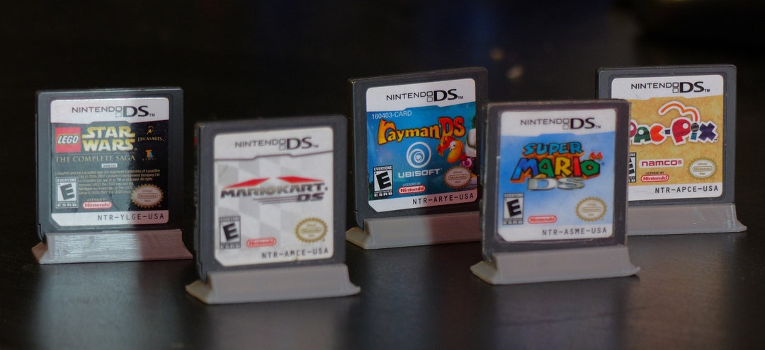 3D Printed Nintendo DS/3DS Game Cartridge Stand - 5 Pak - Etsy