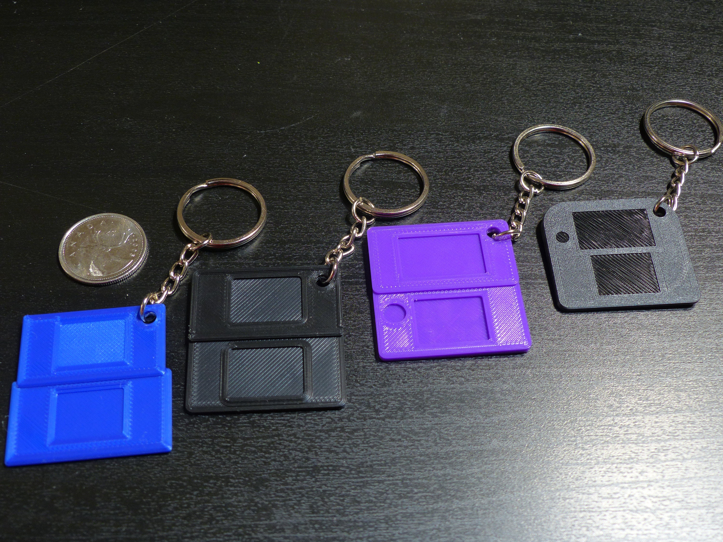 3D Printed Nintendo DS/DS Lite/3DS/2DS Key Chains | Etsy