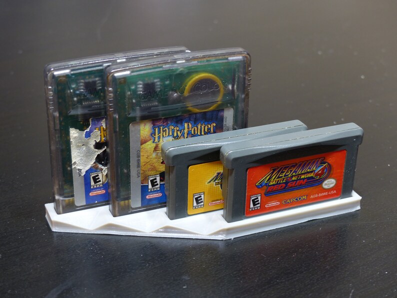 Gameboy Display Shelf Holds 4 Games - Etsy