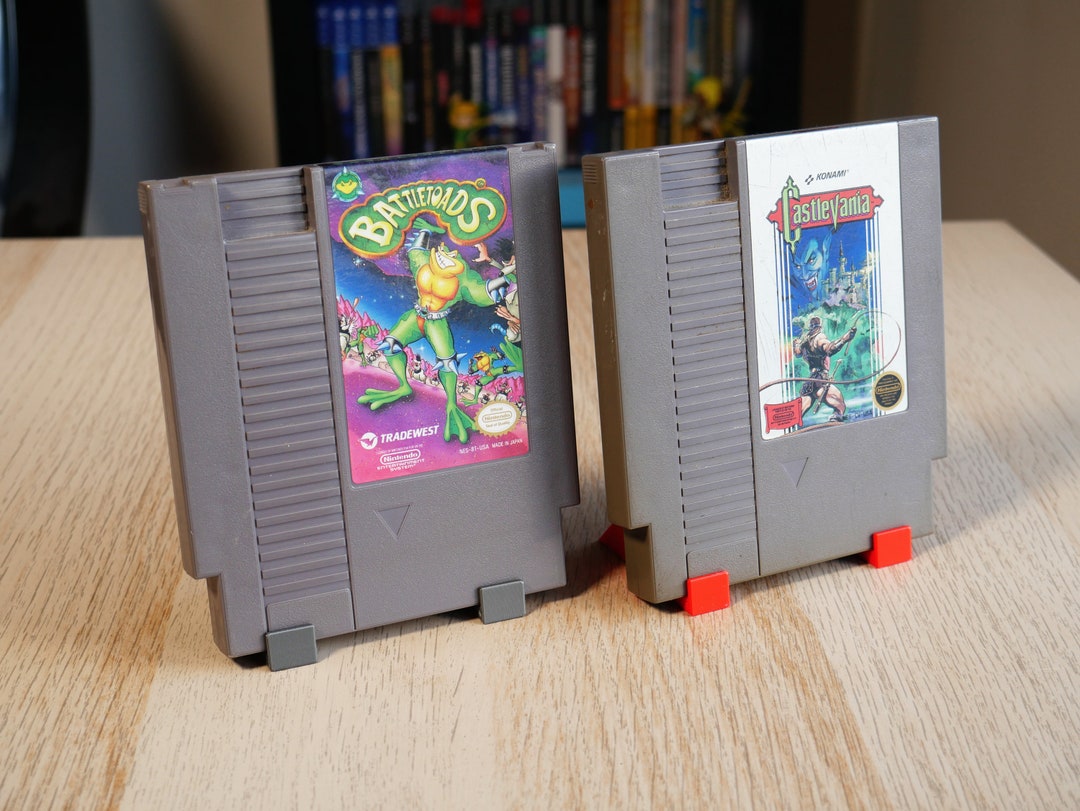 Nintendo Entertainment System (NES) Game Cartridge Display Stands - Etsy