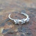 Hawaiian Sterling Silver Plumeria Silver Engraved Scrolling Toe Ring - Etsy