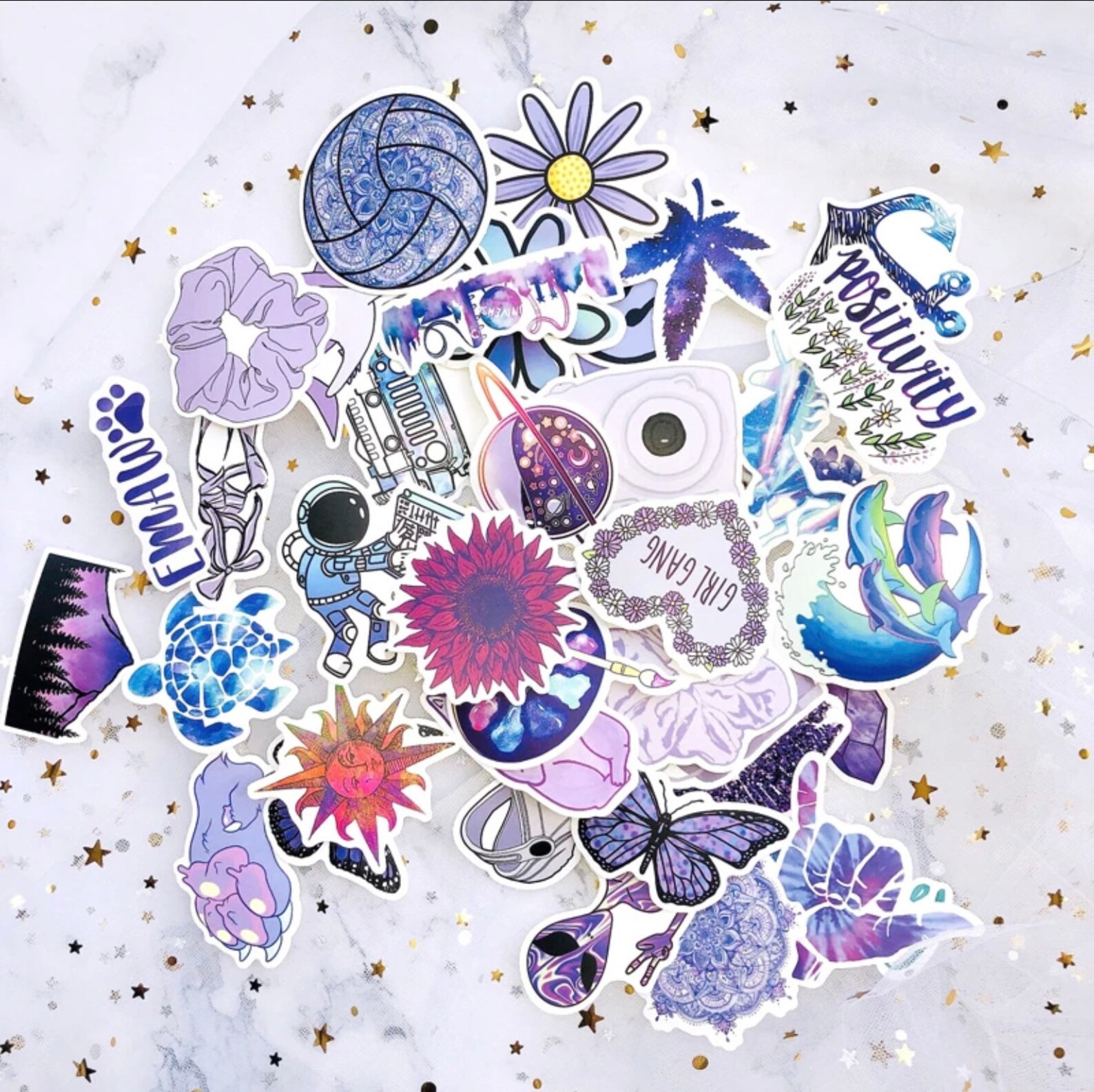 Purple Visco random sticker pack - Etsy.de