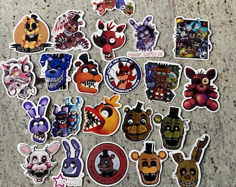 Five Nights at Freddy Labels - Etsy