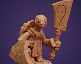 Tortle Miniature Paladin - Etsy