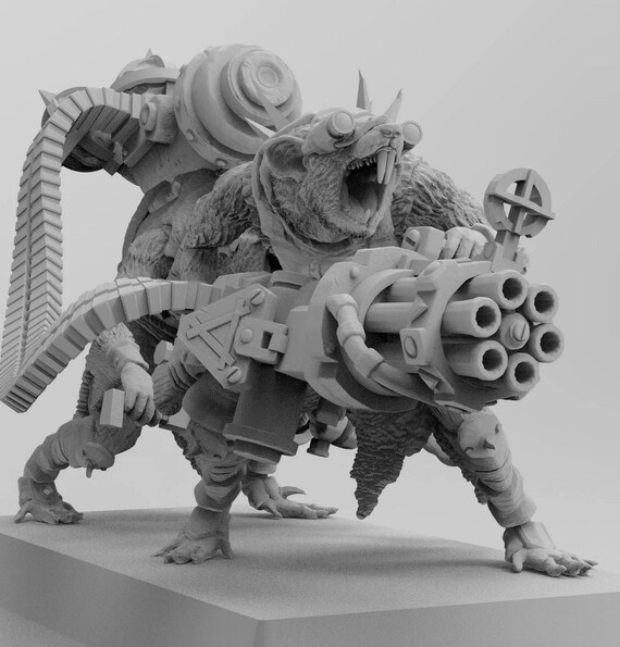 Role Playing Miniatures Miniature Toys Toys & Games Rat People Flame ...