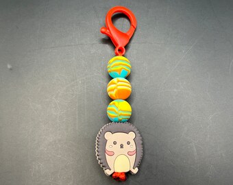 Rainbow Silicone ADULT Clip Chewelry or Zipper Pull, Fidget Toy ...