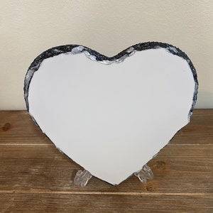 Custom Photo on Heart Shaped Rock Slate | Home Decor | Valentine's Day ...
