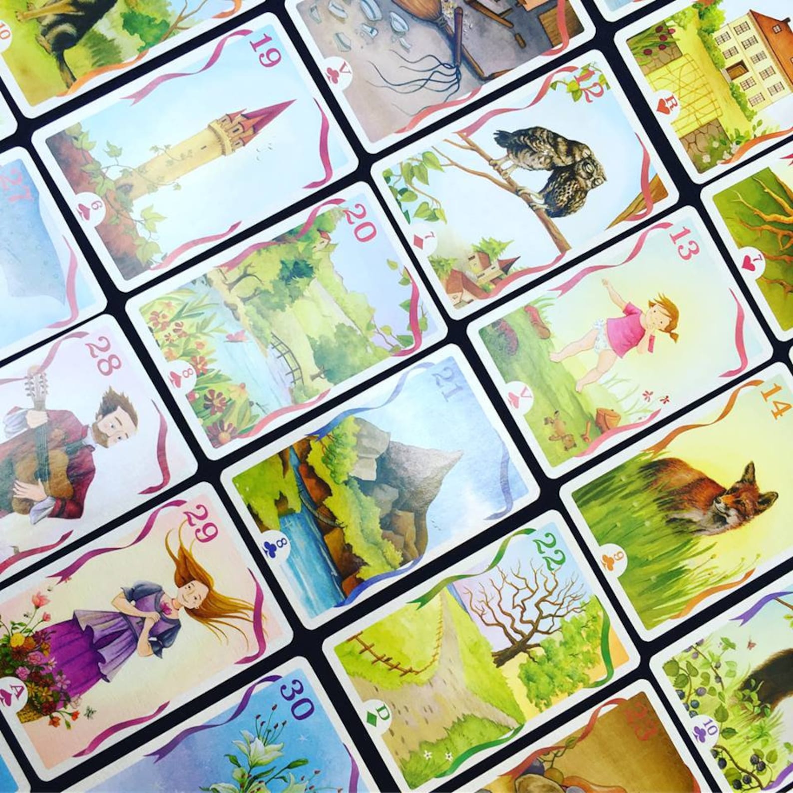 Lenormand deck oracle deck lenormand tarot deck lenormand | Etsy