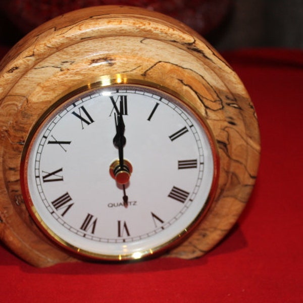 Wooden Desk Clock - Etsy UK