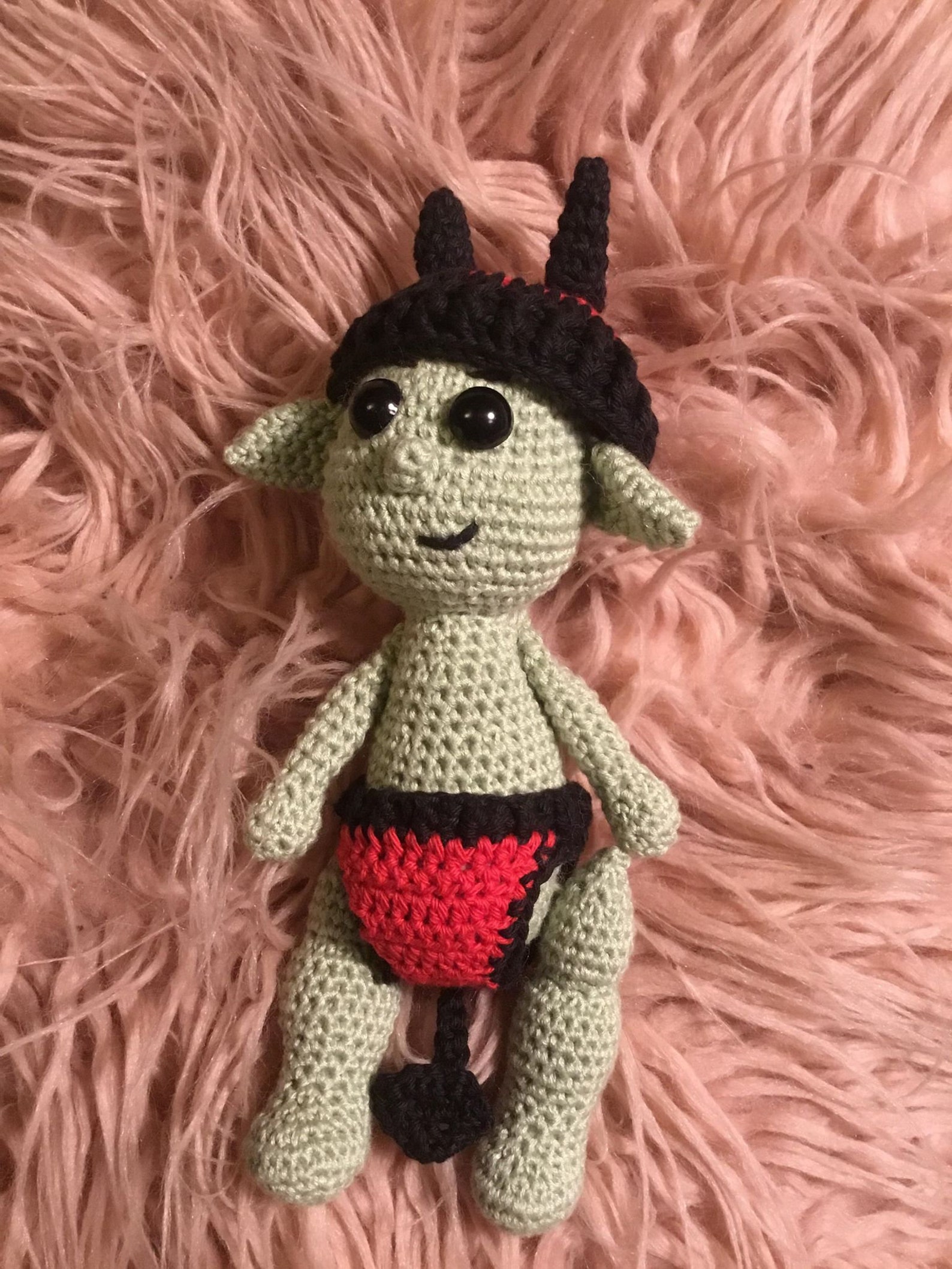 Devil Baby Orc/bébé Orc Diable/amigurumi Crochet Pattern PDF - Etsy