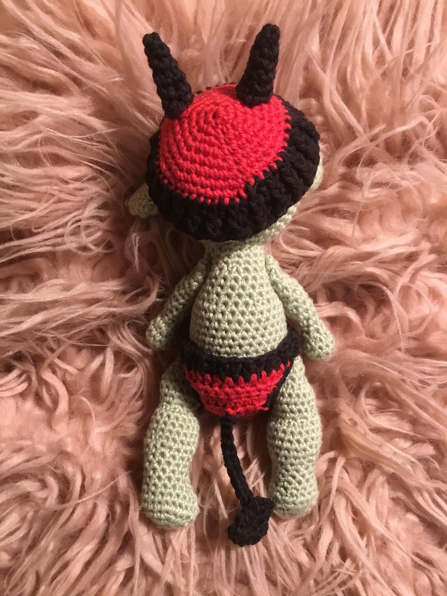 Devil Baby Orc/bébé Orc Diable/amigurumi Crochet Pattern PDF | Etsy