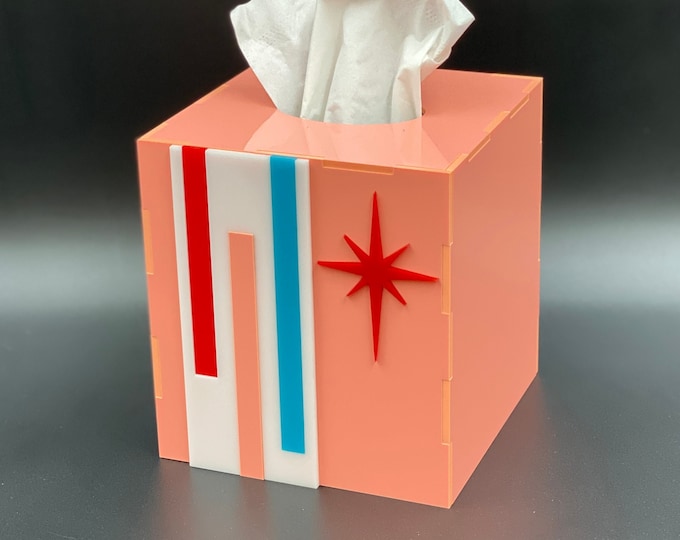 Mid Century Modern Tissue Box Cover | "modline" Design | Retro Style ...