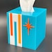 Mid Century Modern Tissue Box Cover | "modline" Design | Retro Style ...