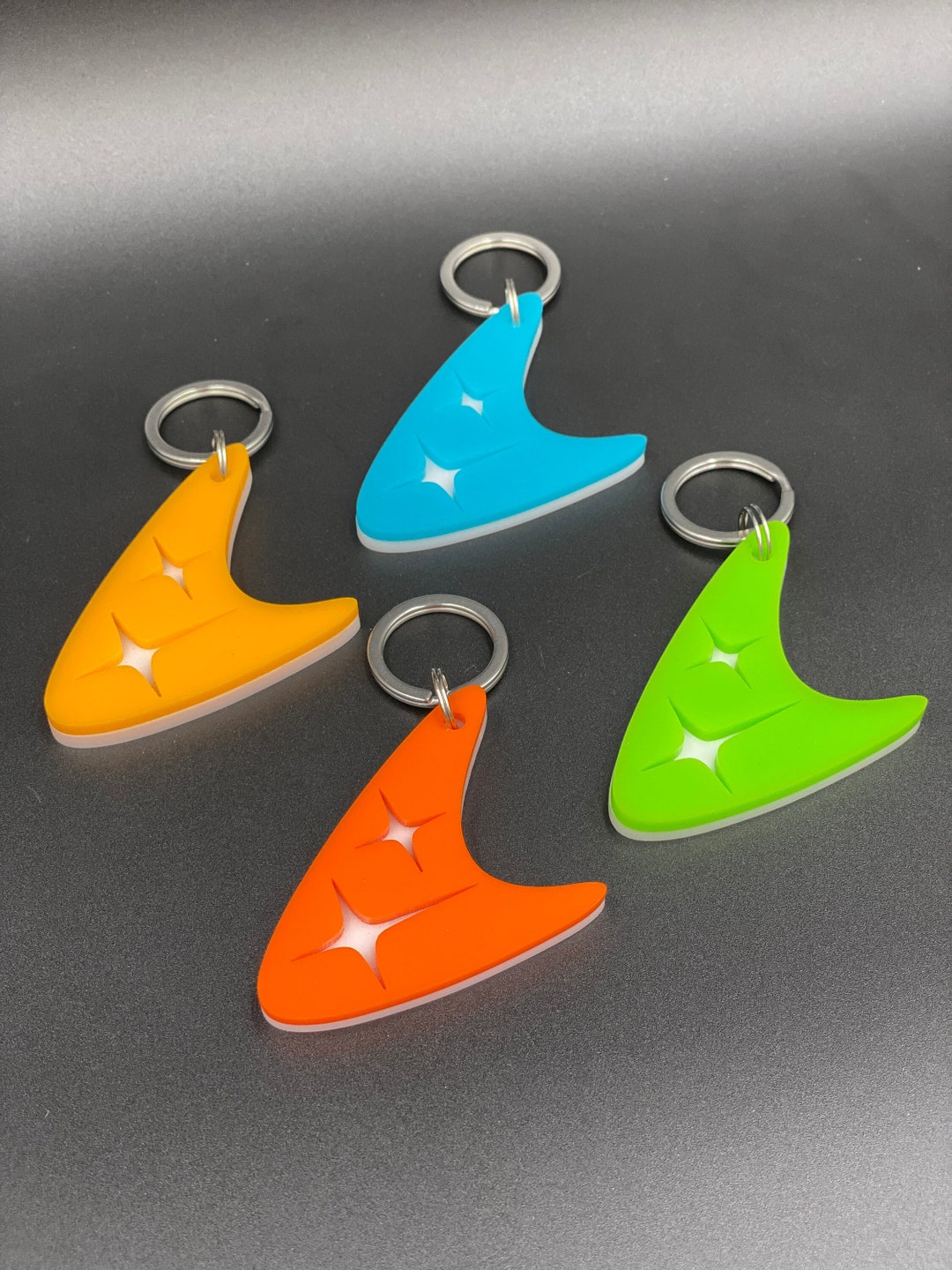 Mid Century Modern Keychain | "atomic Boomerang" Design | ONE Single ...
