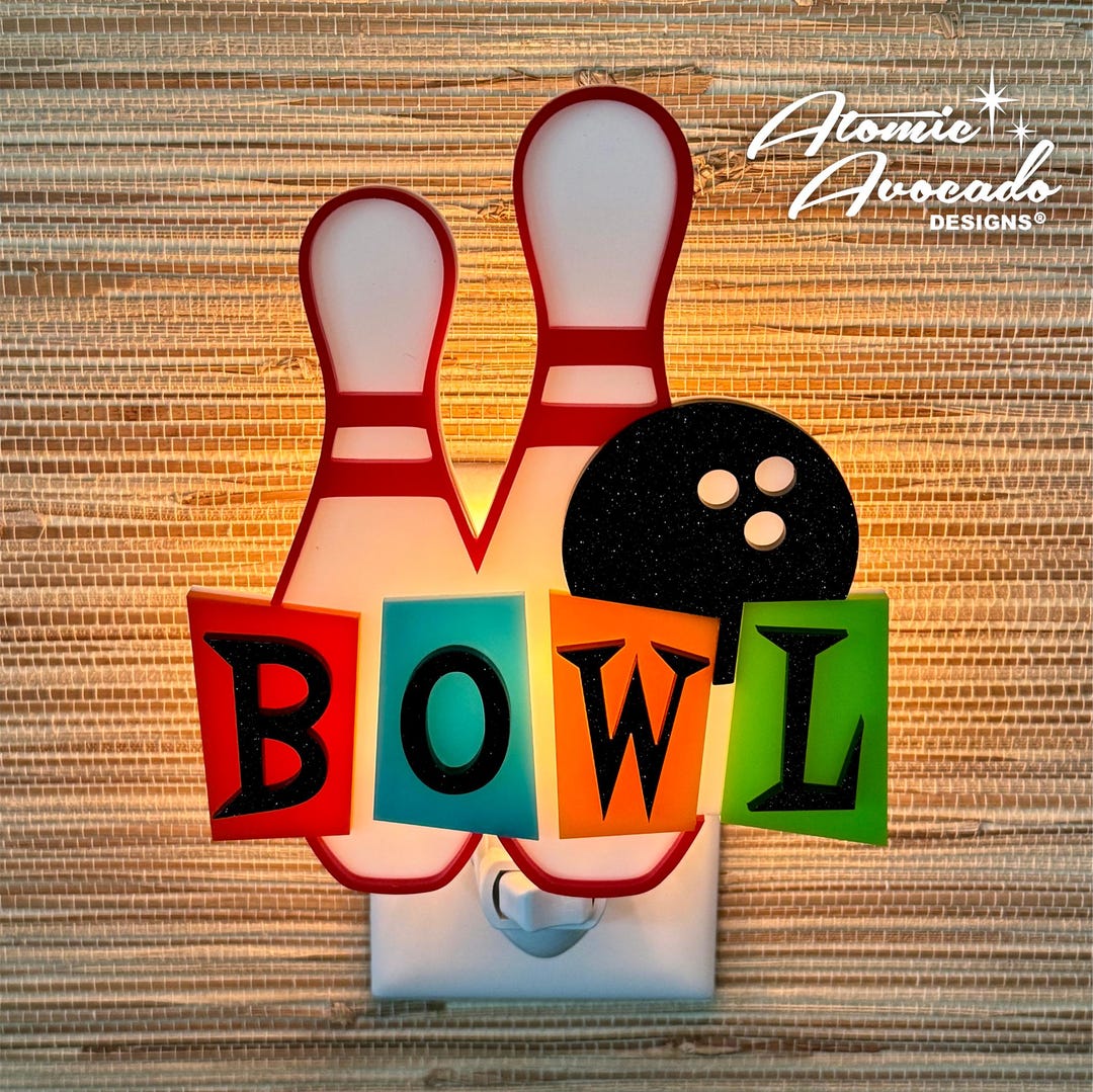 Retro "bowl" Night Light | Mid Century Modern Decor | 1950s & 60s ...