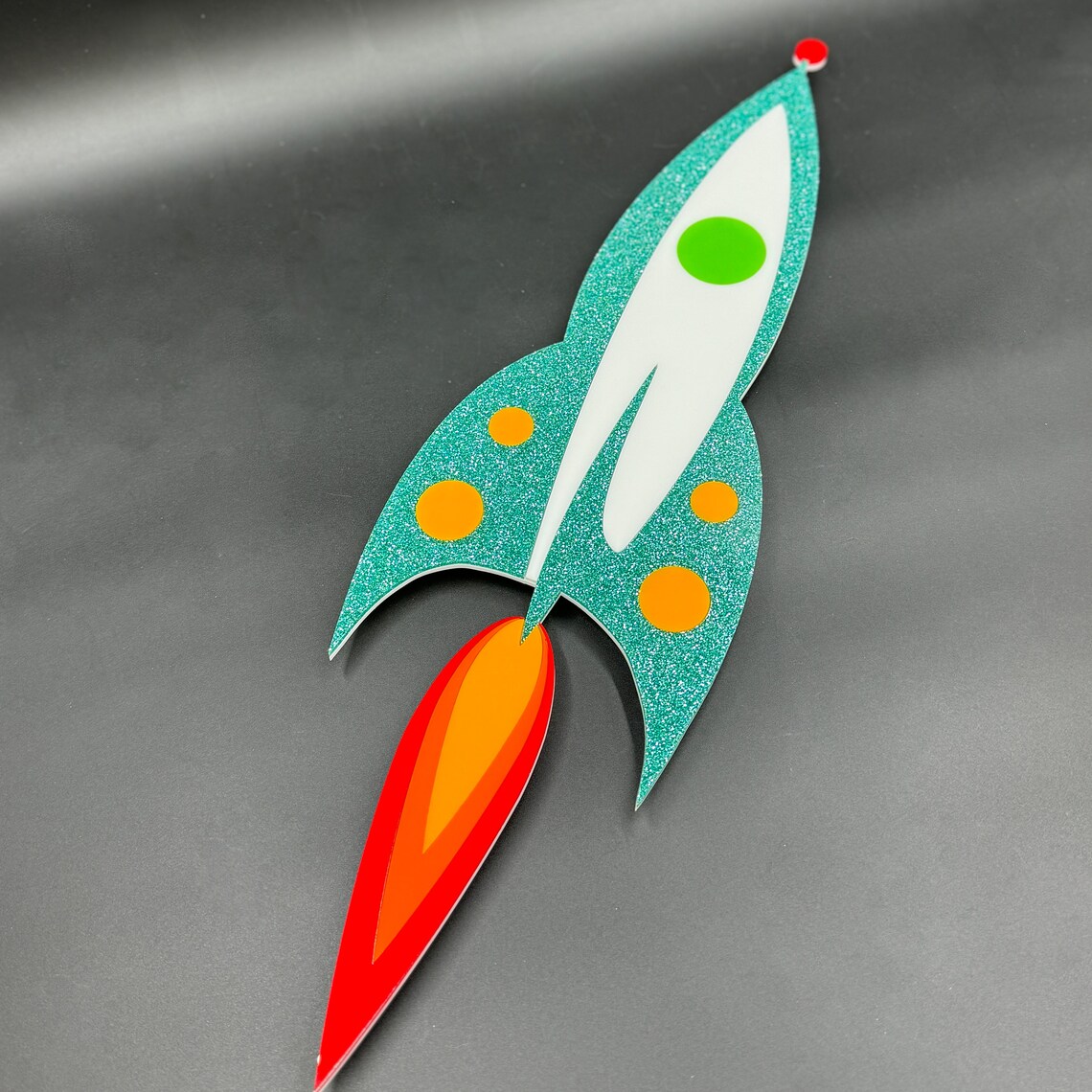 Mid Century Modern "rocket" Wall Art | Space Age Decor | Outer Space ...