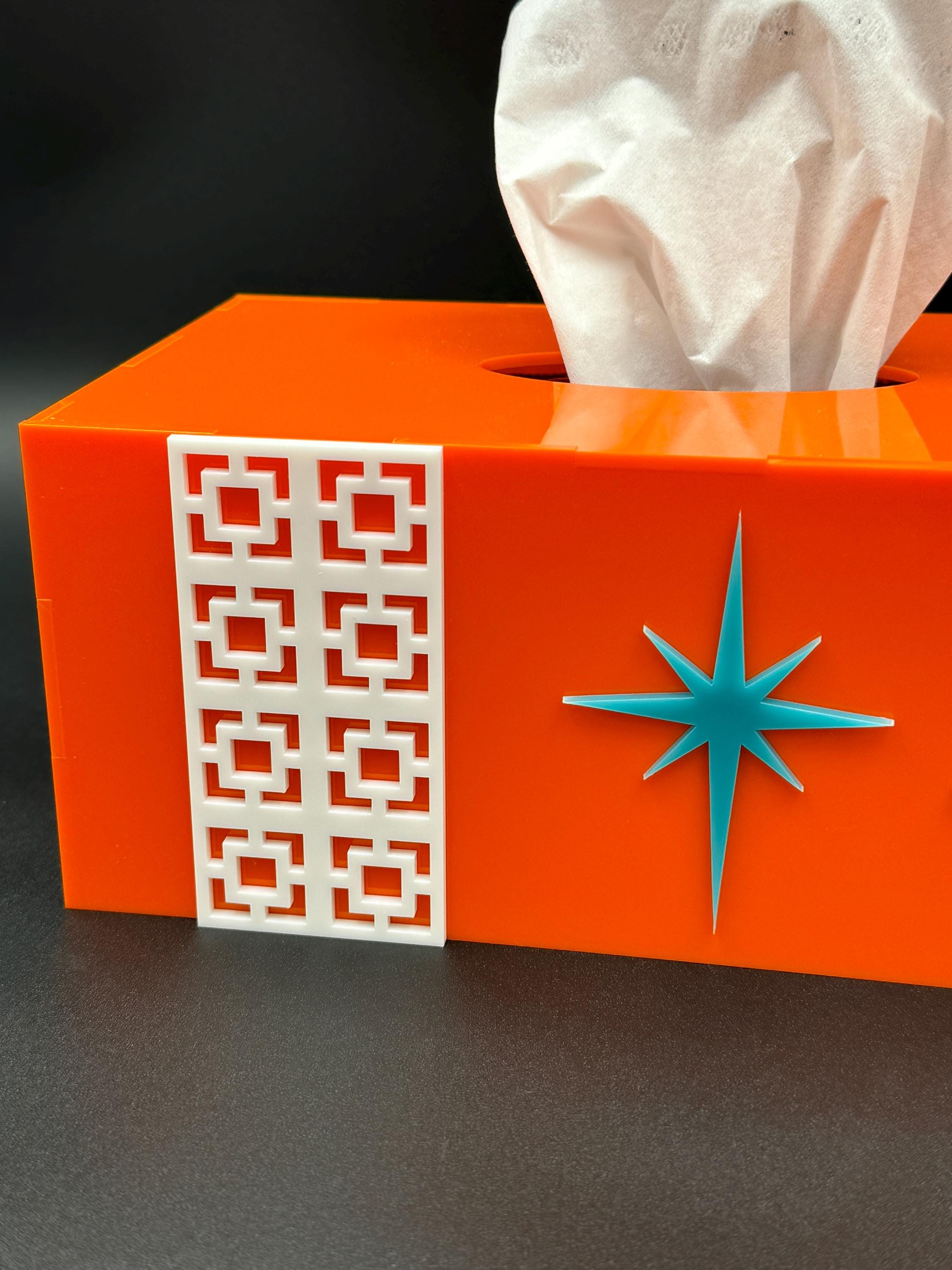 Mid Century Modern "breeze Block" Tissue Box Cover | Retro Tissue Box ...