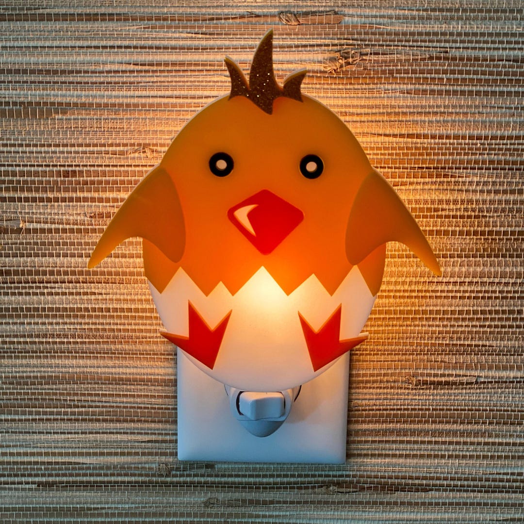 3D Children's "baby Chick" Night Light | Kid's Room | Nursery Gift ...