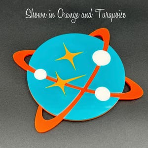 3D Atomic Coaster | ONE Individual Coaster | "cosmic Coaster" Design ...