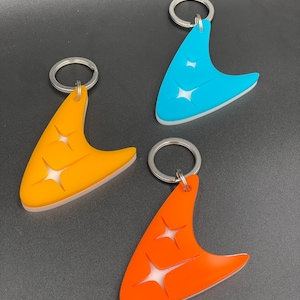 Mid Century Modern Keychain | "atomic Boomerang" Design | ONE Single ...