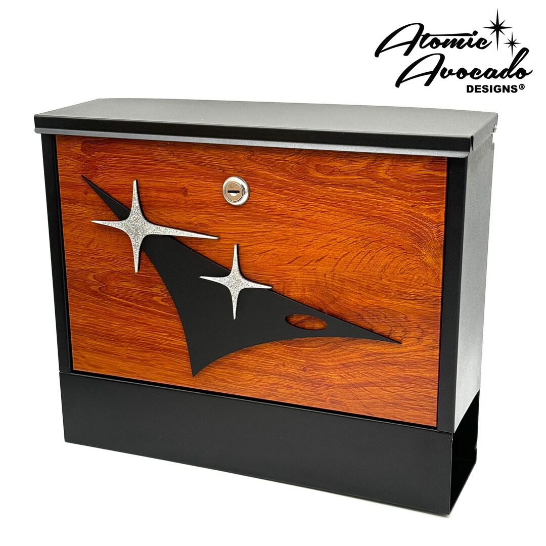 Mid Century Modern Mailbox | "space Age" Design | Retro Modern Mailbox ...