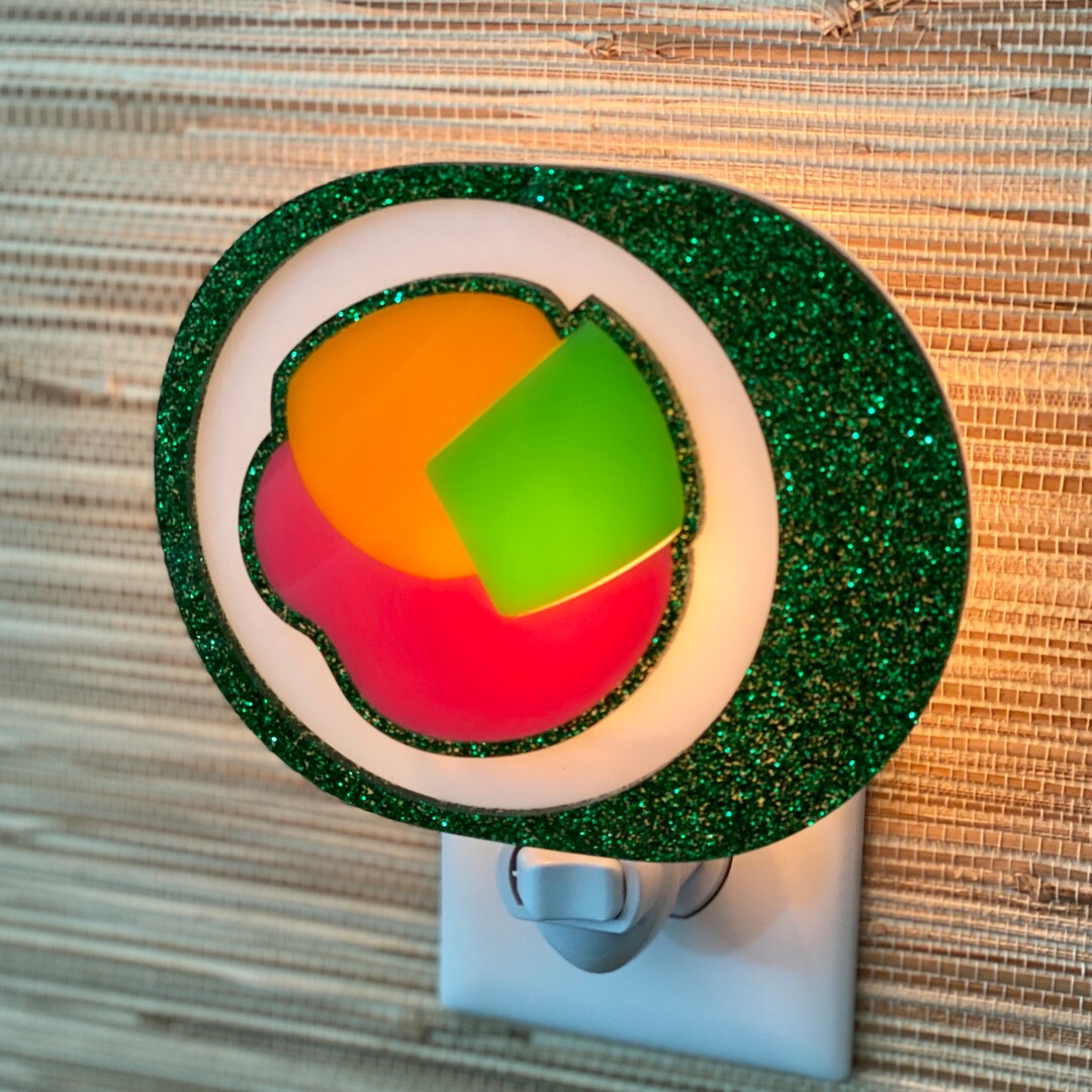 Food Themed Night Light sushi Design Foodie Kitchen Decor Sushi Roll ...