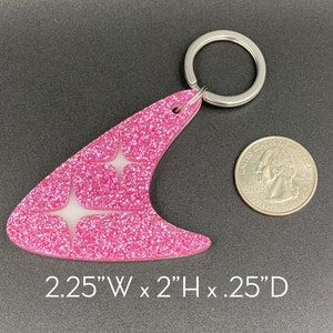 Mid Century Modern Keychain | "atomic Boomerang" Design | ONE Single ...