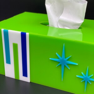 Mid Century Modern Tissue Box Cover | "modline" Design | Retro Style ...