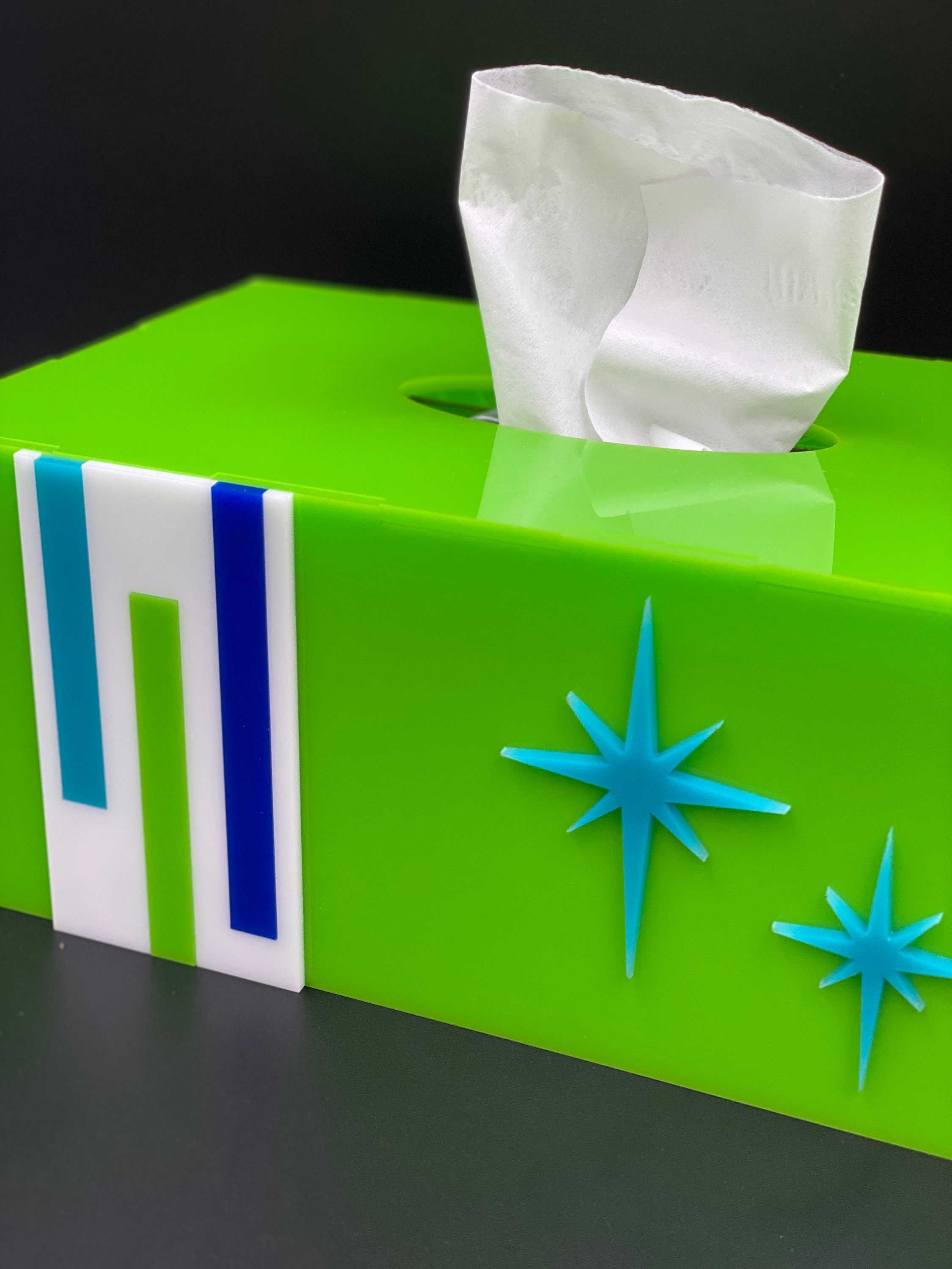 Mid Century Modern Tissue Box Cover | "modline" Design | Retro Style ...